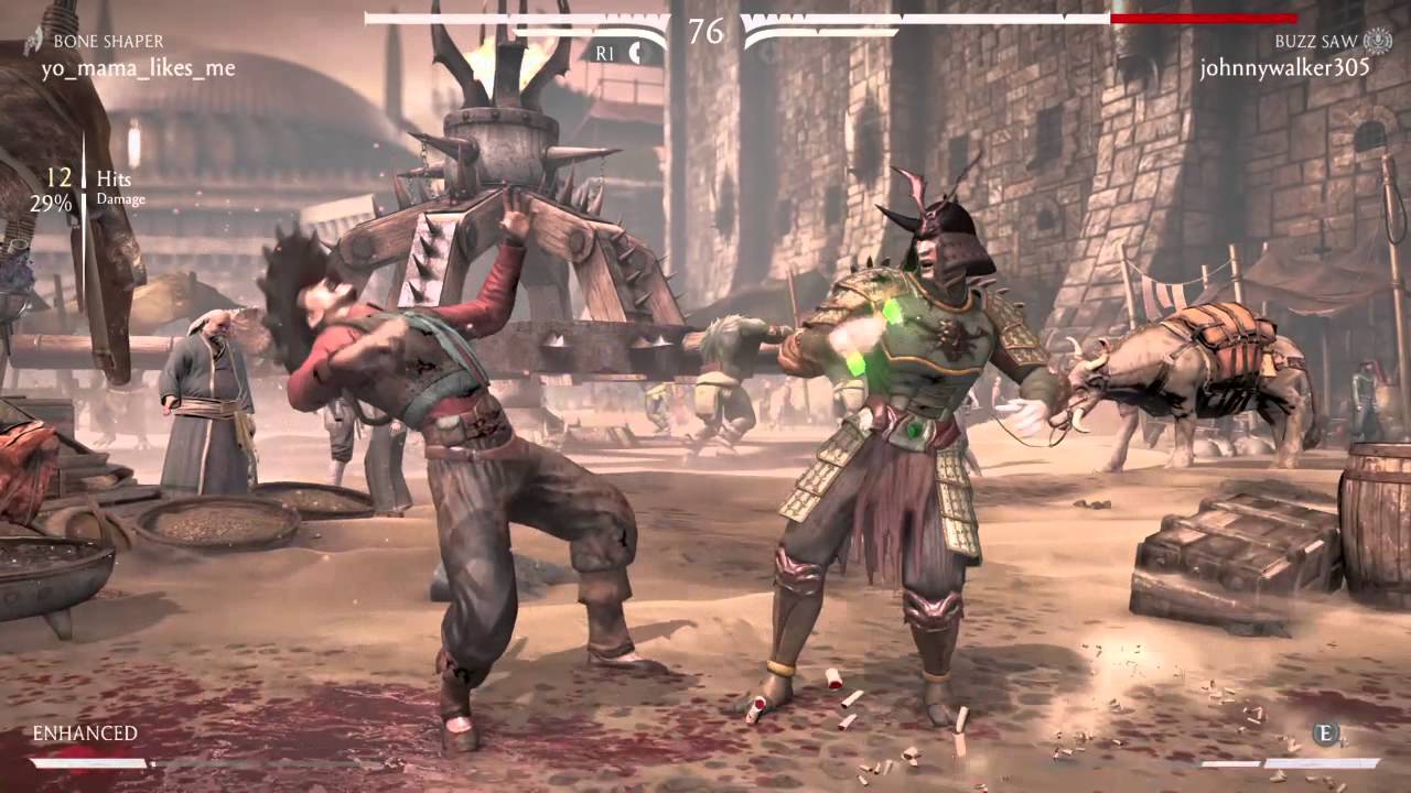 MKX - Ranked Match - Best comeback ever with pixel health against a ...