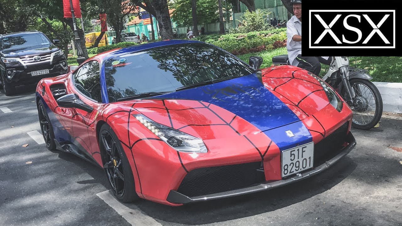Ferrari 488 GTB Spider-Man Nổi Bật Trên Phố Sài Gòn | XSX - YouTube