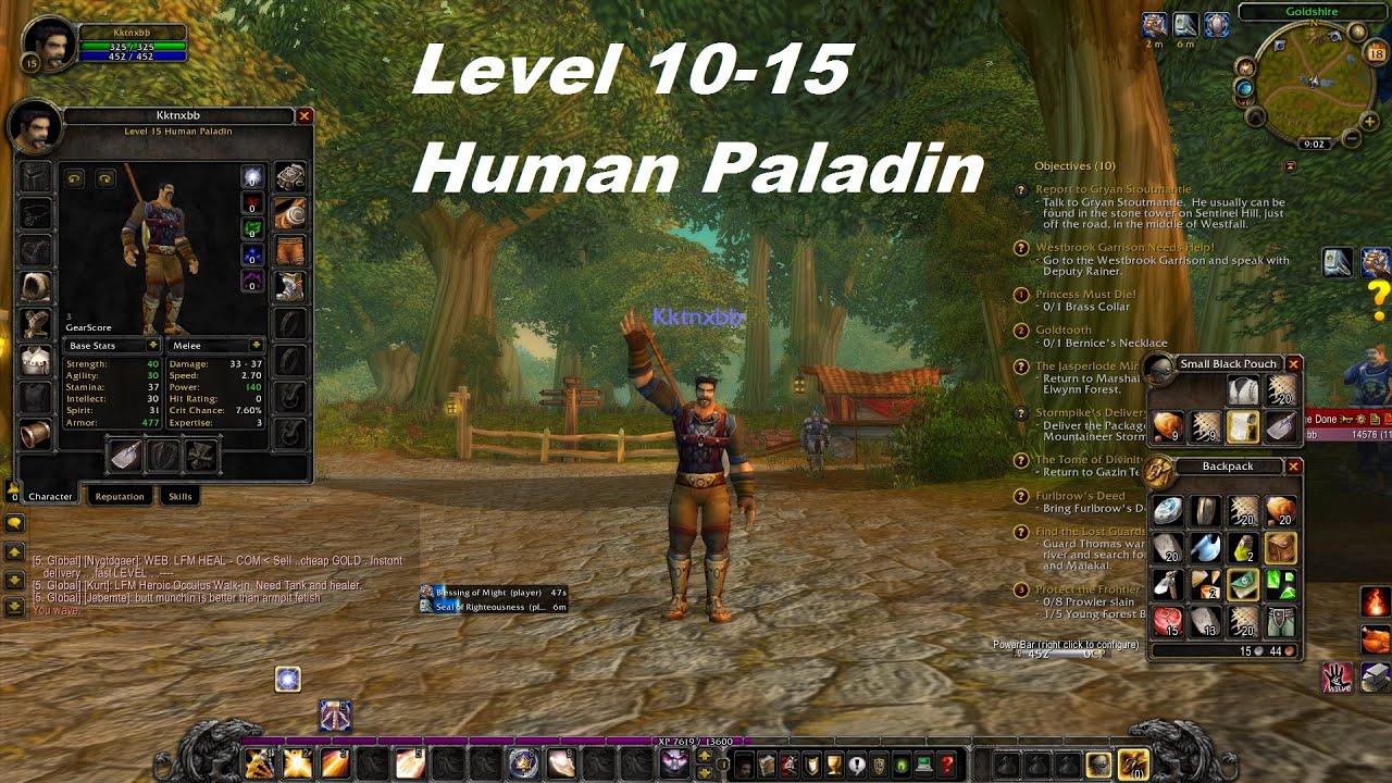 Leveling route 10-15 #2 [Human Paladin] Mining/Blacksmuthing - Warmane ...