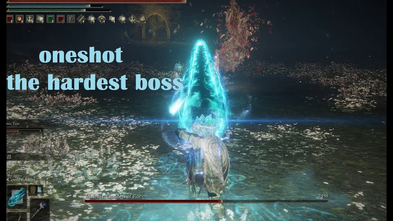 Elden Ring - malenia blade of miquella Boss Fight Oneshot phase 2 with ...