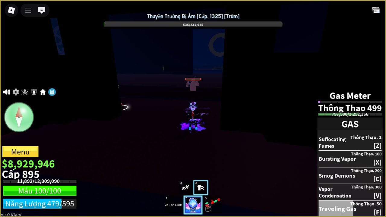 Blox Fruit - I farmed to 500 gas fruit mastery with only 100 health at ...