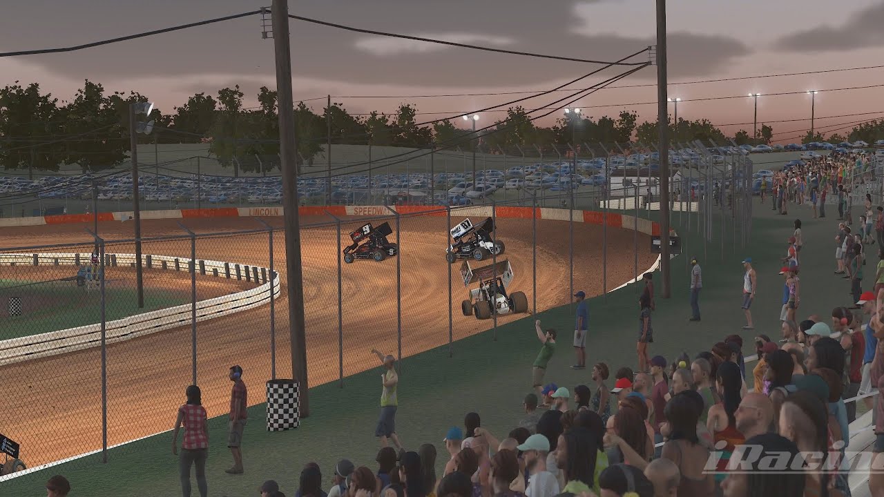 iRacing Official 8 Lap Heat Race 360 Winged Sprint Cars - Lincoln ...