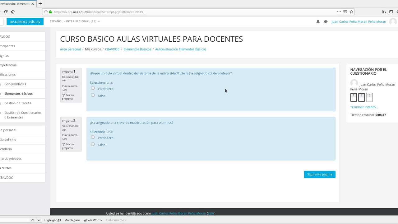 03 Contestar exámenes o cuestionarios como estudiante - YouTube