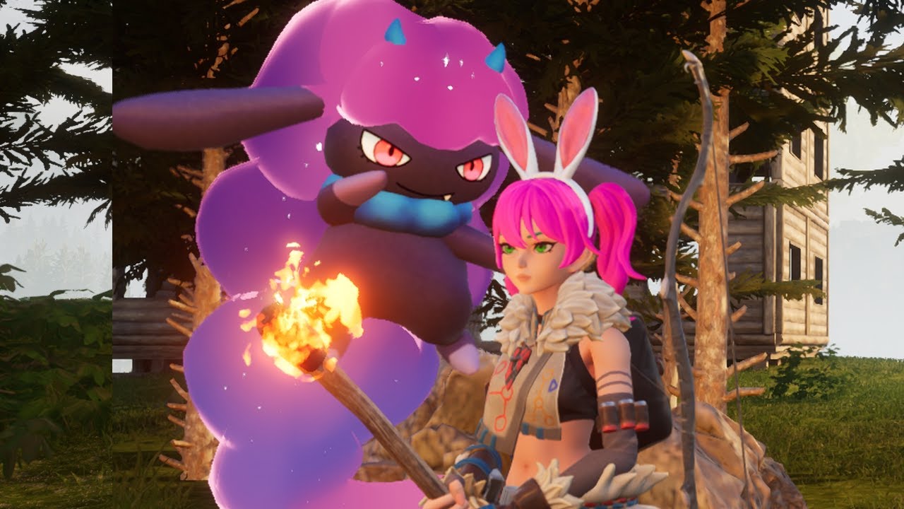 Anime Girl Runs Cute Farm With Her Pals Lets Play Palworld Cozy 5439