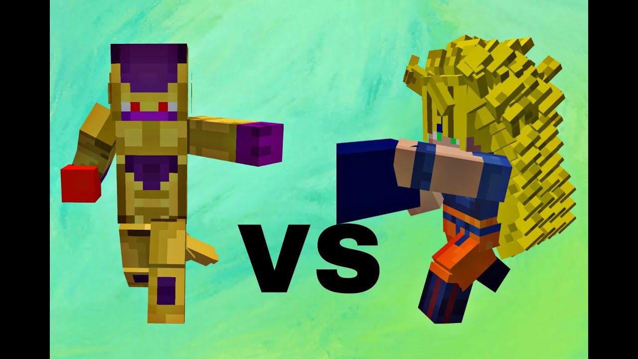 GOKU VS FREEZER | GOKU ADDON IN MINECRAFT - YouTube