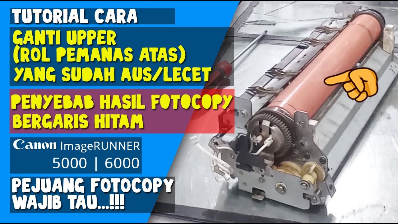 CARA ATASI PENYEBAB HASIL FOTOCOPY BERGARIS HITAM | MESIN FOTOCOPY ...
