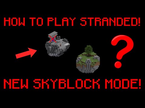 The BEST Way to Play STRANDED! (New Hypixel Skyblock Gamemode) - YouTube