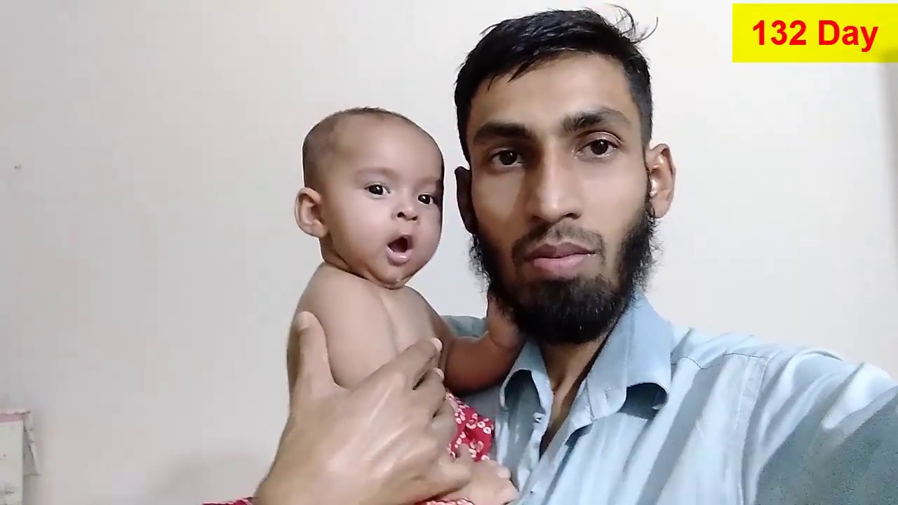 132 Day Age Baby Faiza 132th Video - YouTube