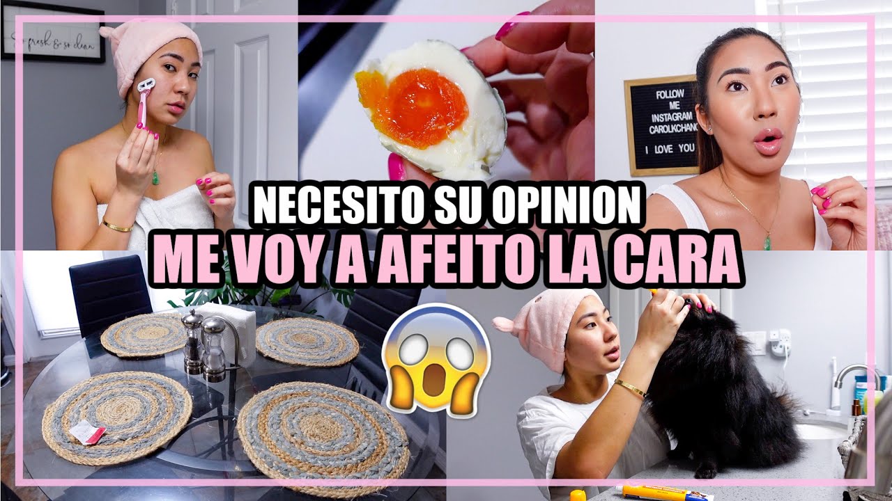 ME AFEITO LA CARA 🪒🙍🏻‍♀️ NECESITO DE SU OPINIÓN 🤔 - YouTube
