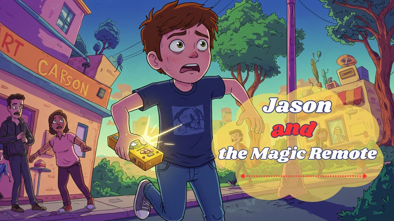 Jason and the Magic Remote | A Time Twisting Bedtime Story for Kids ...