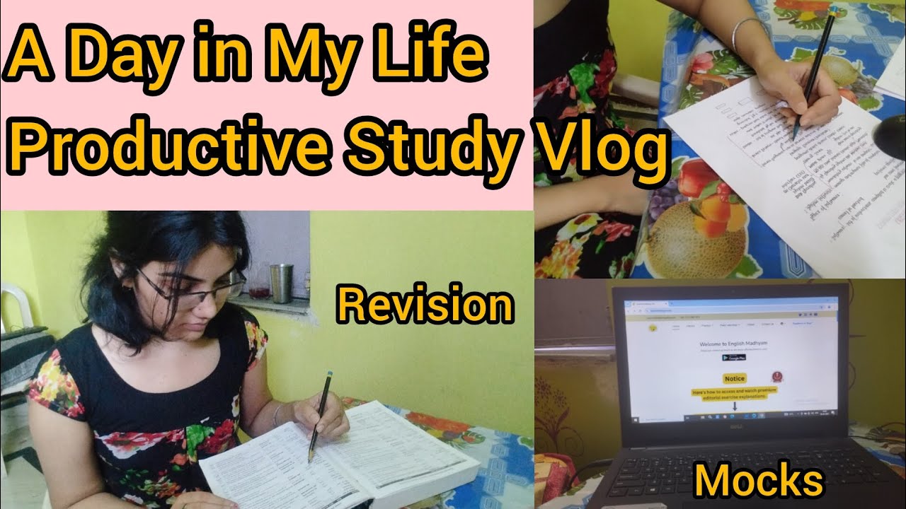 A Day in My Life|| Productive Study Vlog|| - YouTube