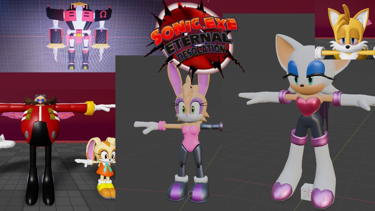 Sonic.EXE: Eternal Desolation sneak peaks!!! (VOICE ACTING??) - YouTube