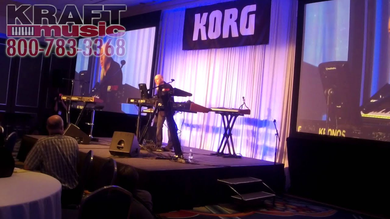Kraft Music - Jordan Rudess plays the New Korg Kronos at NAMM 2015 ...