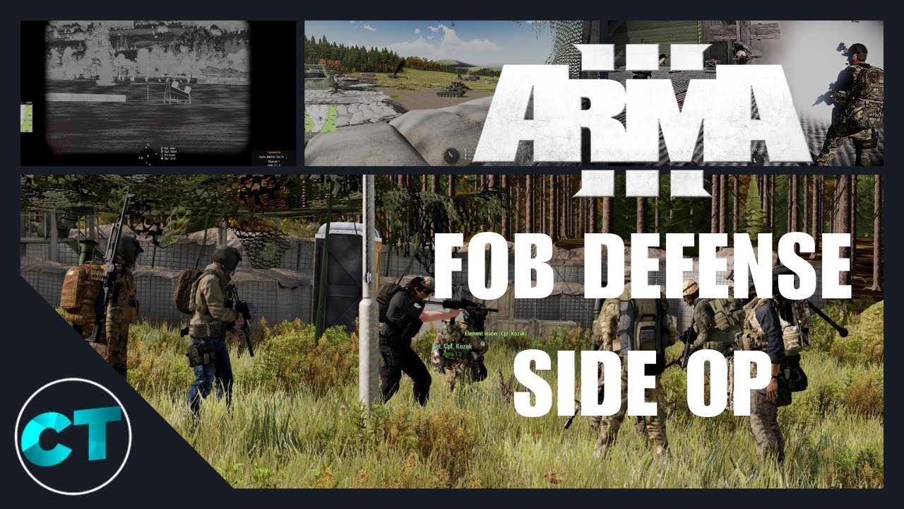 Arma 3 FOB Defense: Battling Chaos with Tanks and Machine Guns! - YouTube