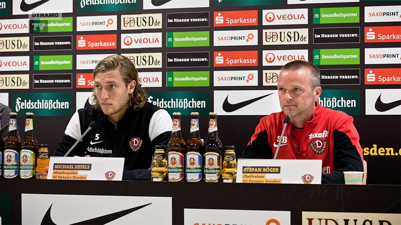 9. Spieltag | SGS - SGD | Pressekonferenz vor dem Spiel - YouTube