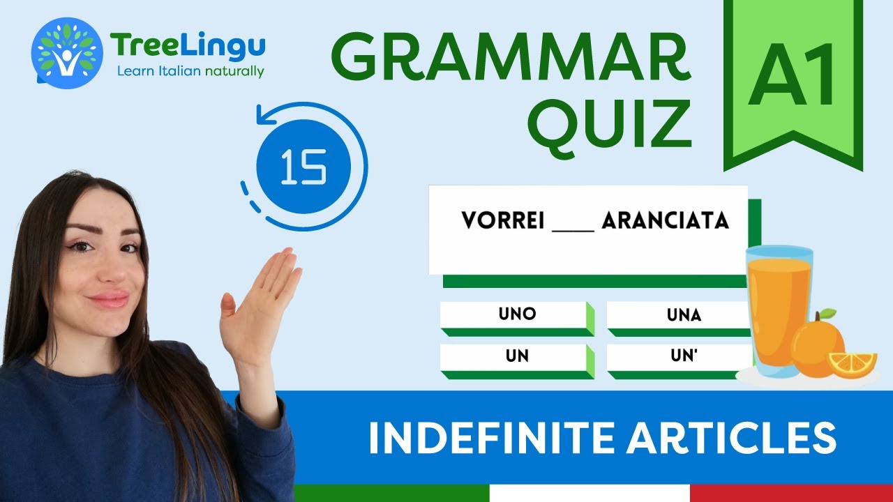 Italian Grammar Quiz A1 - Indefinite Articles pt.2 🇮🇹 | Learn Italian ...