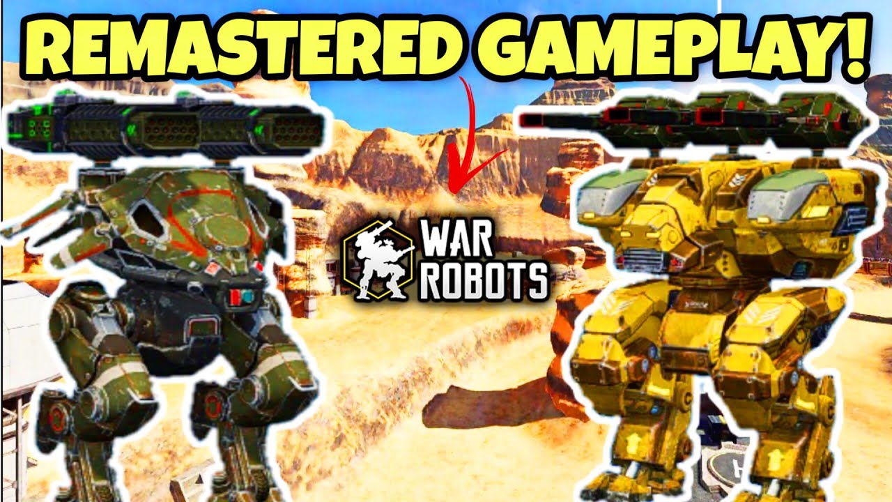 🔥 REMASTERED WAR ROBOTS INSANE GRAPHICS! & GAMEPLAY || MASSIVE GRAPHICS ...