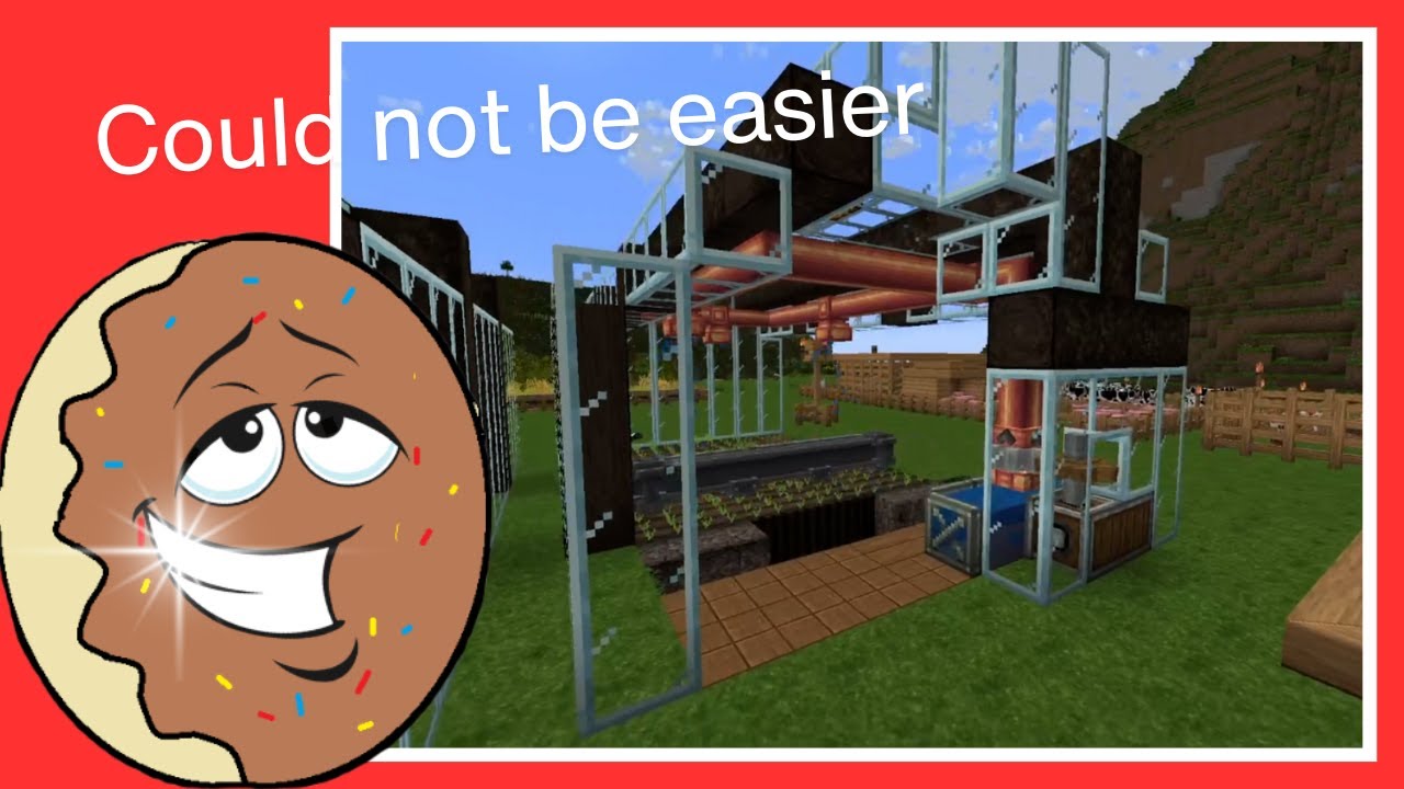 Minecraft automated farm Tutorial - YouTube