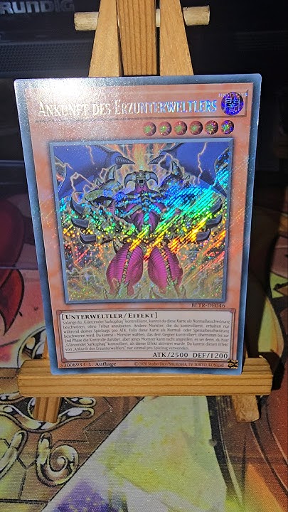 YU-GI-OH Archfiend's Advent Secret Rare Battles of Legend:Terminal Revenge 2024 - YouTube