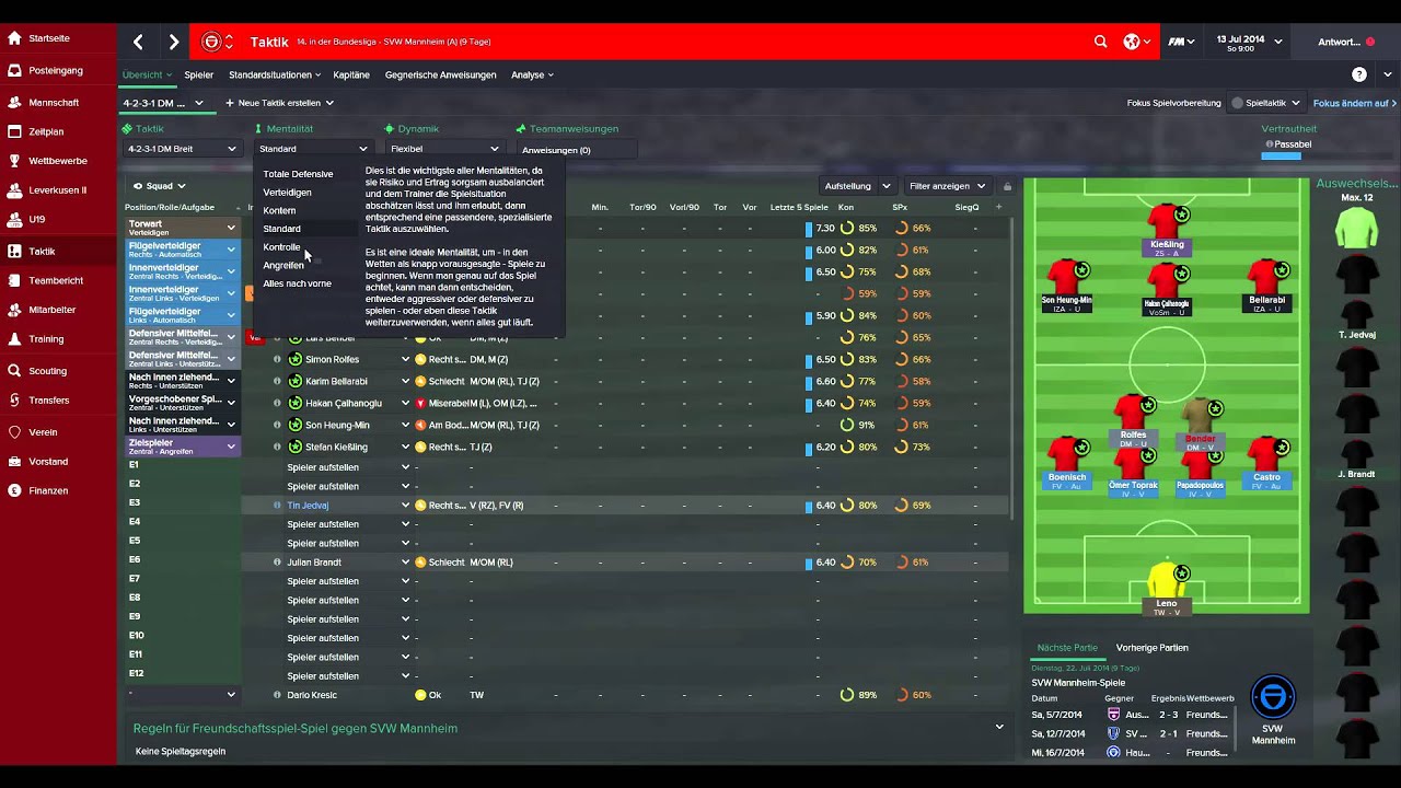 [FM15] Wichtige Tipps zur Taktikerstellung - YouTube