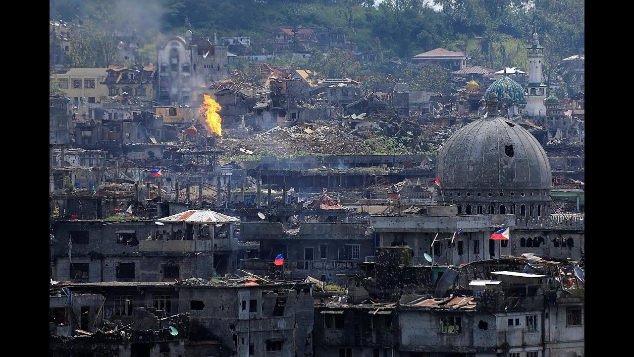 Marawi Siege 2017, Ground zero visiting after the siege year ago - YouTube