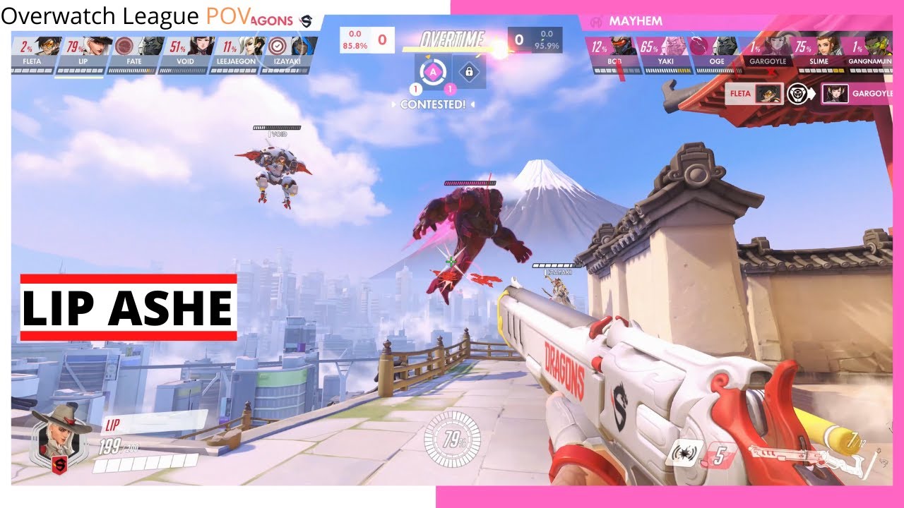 LIP ASHE POV | May Melee Losers Final | Mayhem vs Dragons | OWL Season ...