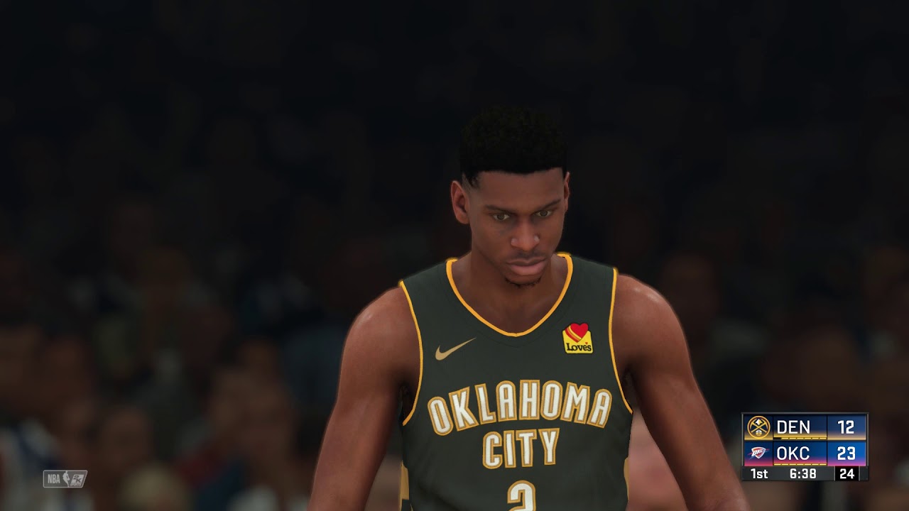 NBA 2K20 - (New City Uniforms) Denver Nuggets vs Oklahoma City Thunder ...