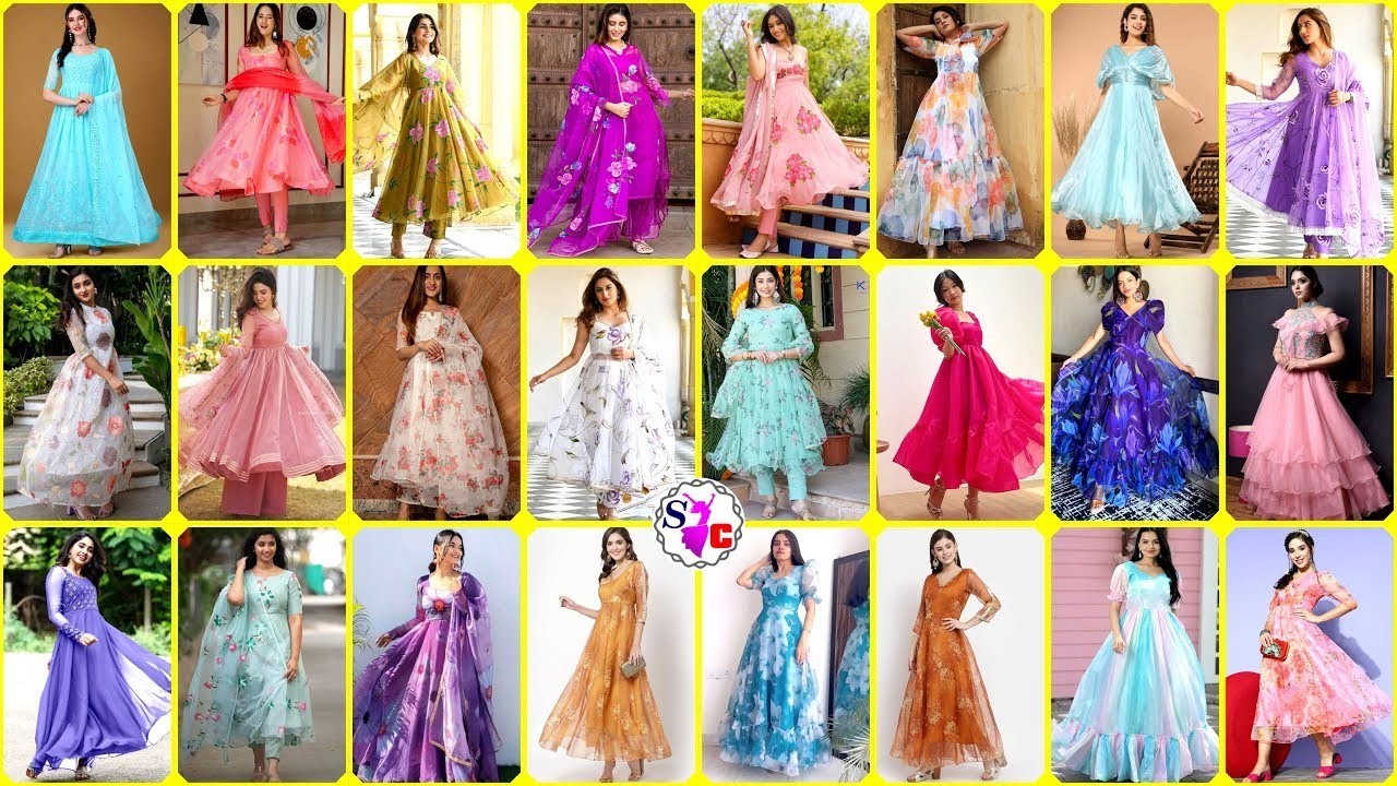 Organza frocks design for girls 2025 / trendy and stylish frocks ...