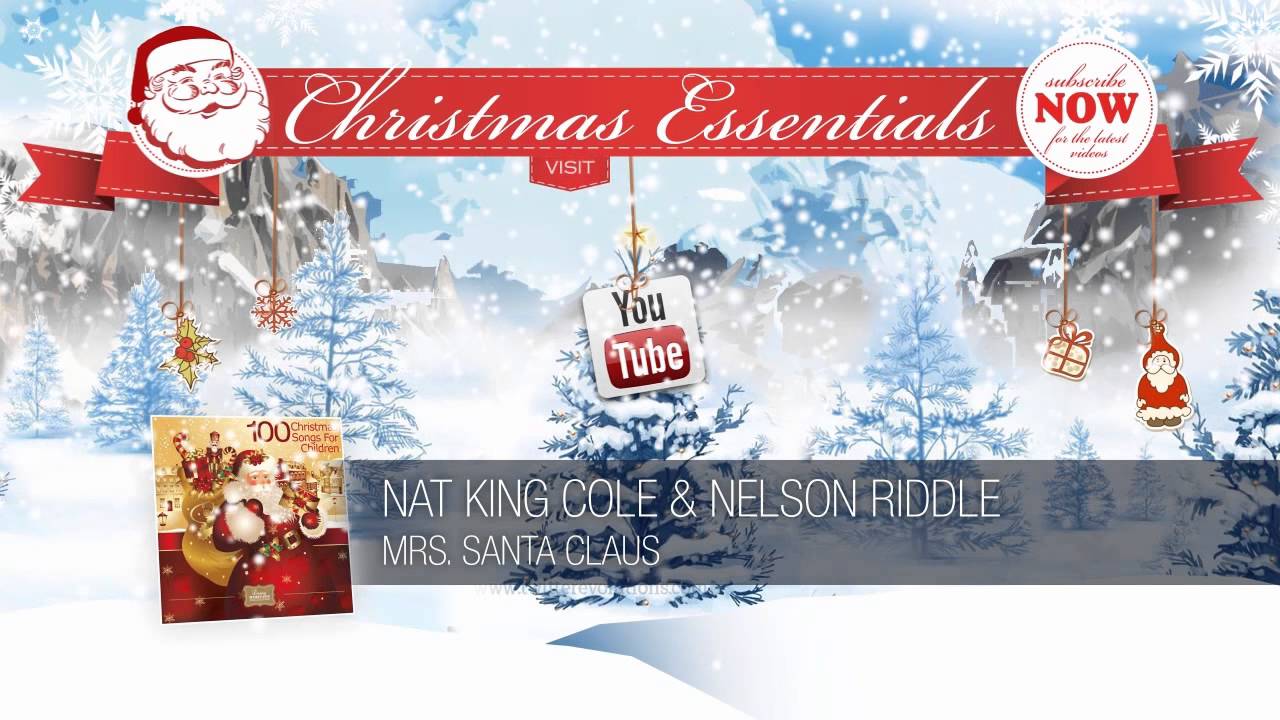 Nat King Cole & Nelson Riddle - Mrs. Santa Claus (1953) // Christmas ...