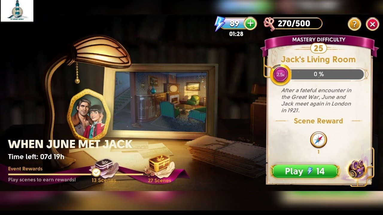 June's journey Secrets 6 scenes 25 Jack's Living Room 4k Word Mode - YouTube