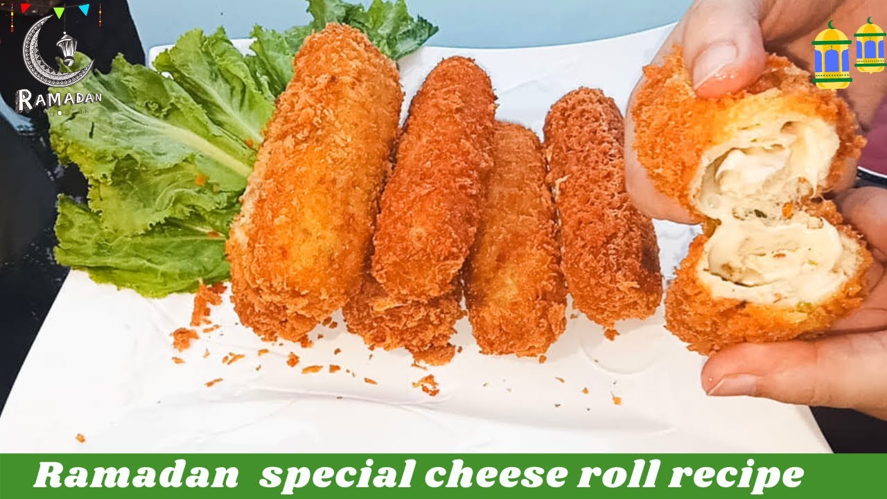 Ramzan Special Recipe-Chicken Cheese Roll Ramzan special Chicken Roll ...
