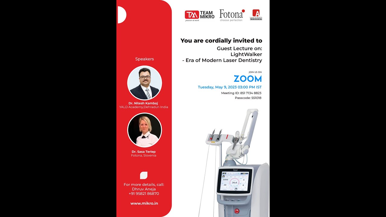 LightWalker Hard and Soft Tissue Laser - Era of Modern Dentistry - YouTube