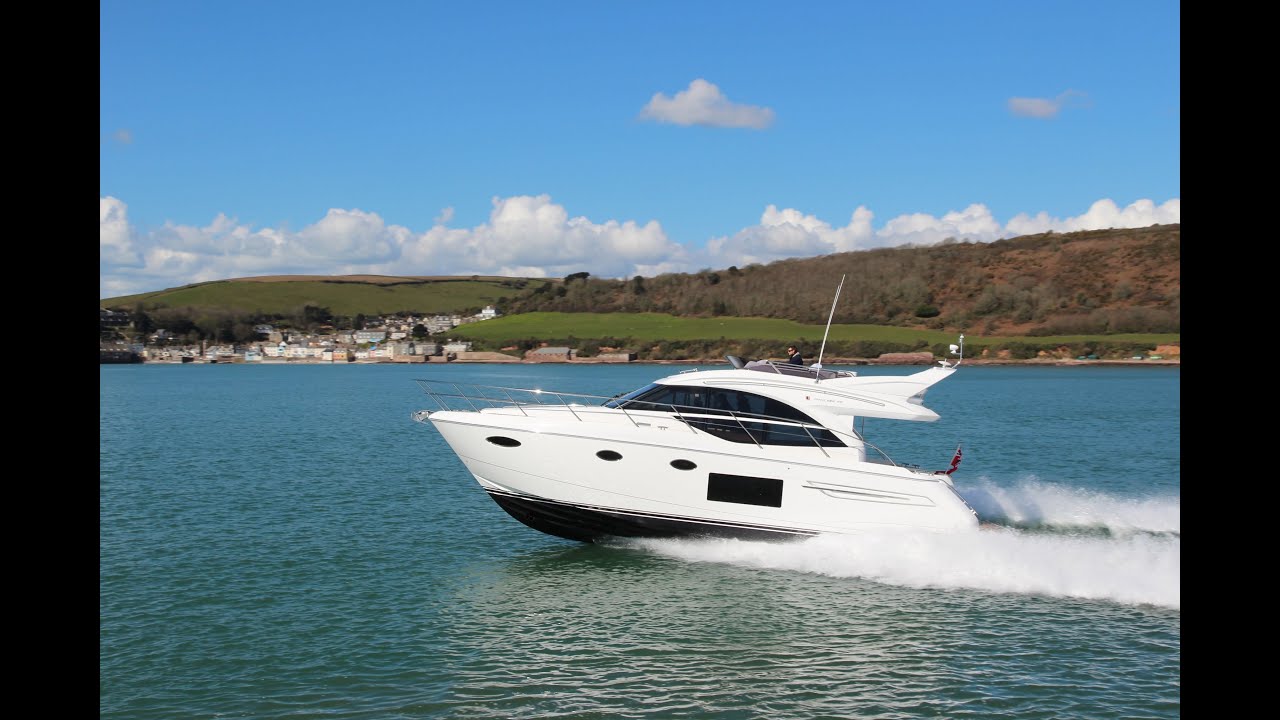 Princess 49 | First Sea Trial - YouTube