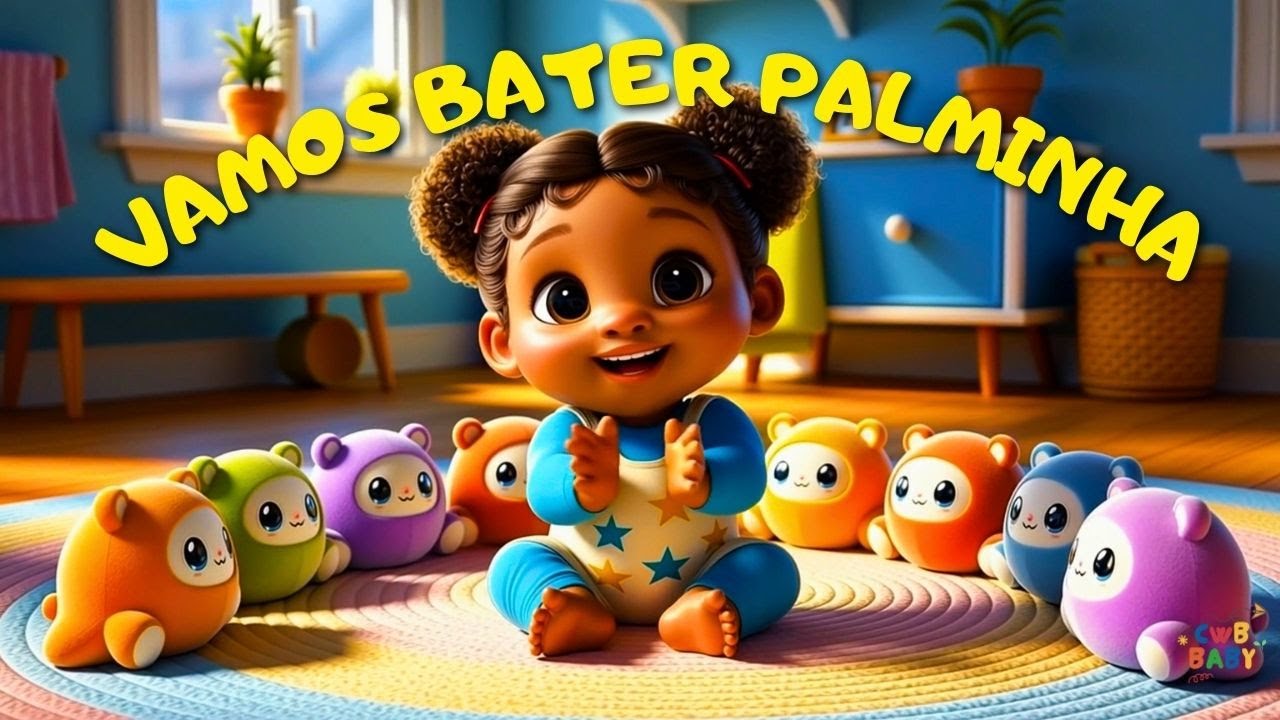 Vamos Bater Palminha - Música Infantil para Bebês | Canção de Brincar ...