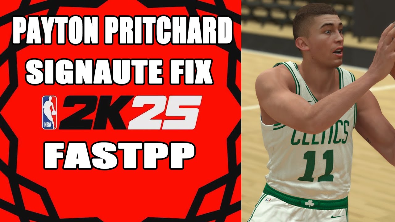 Payton Pritchard Signature Fix NBA2K25 - YouTube
