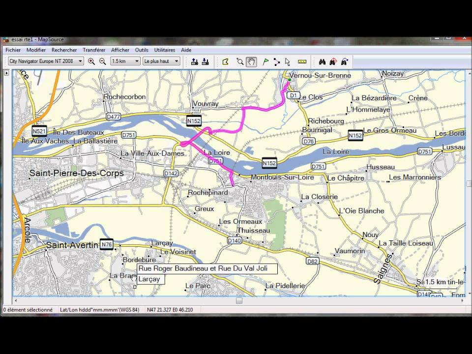 Tuto Mapsource 2eme partie - YouTube