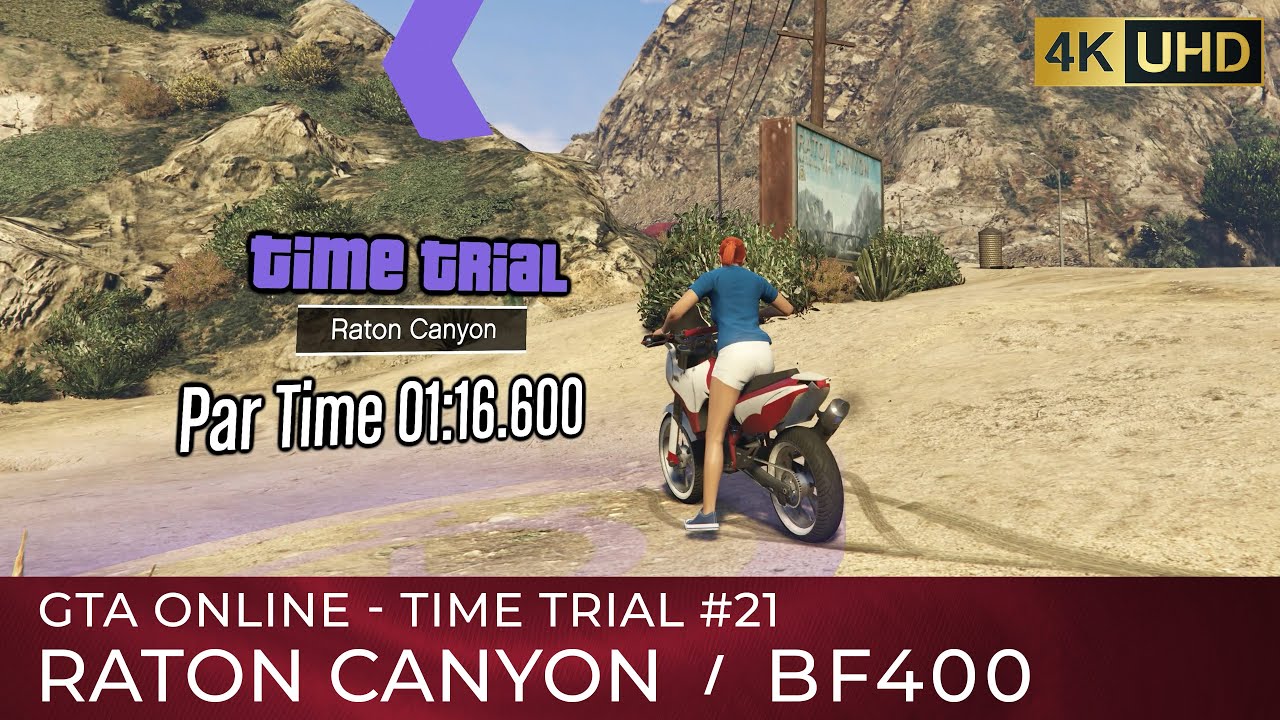 Raton Canyon Time Trial - BF400 - GTA Online - YouTube