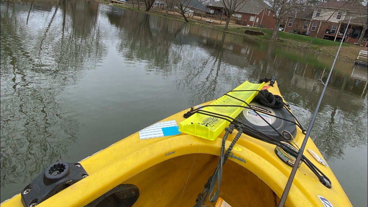 Kayak Pond Fishing - YouTube