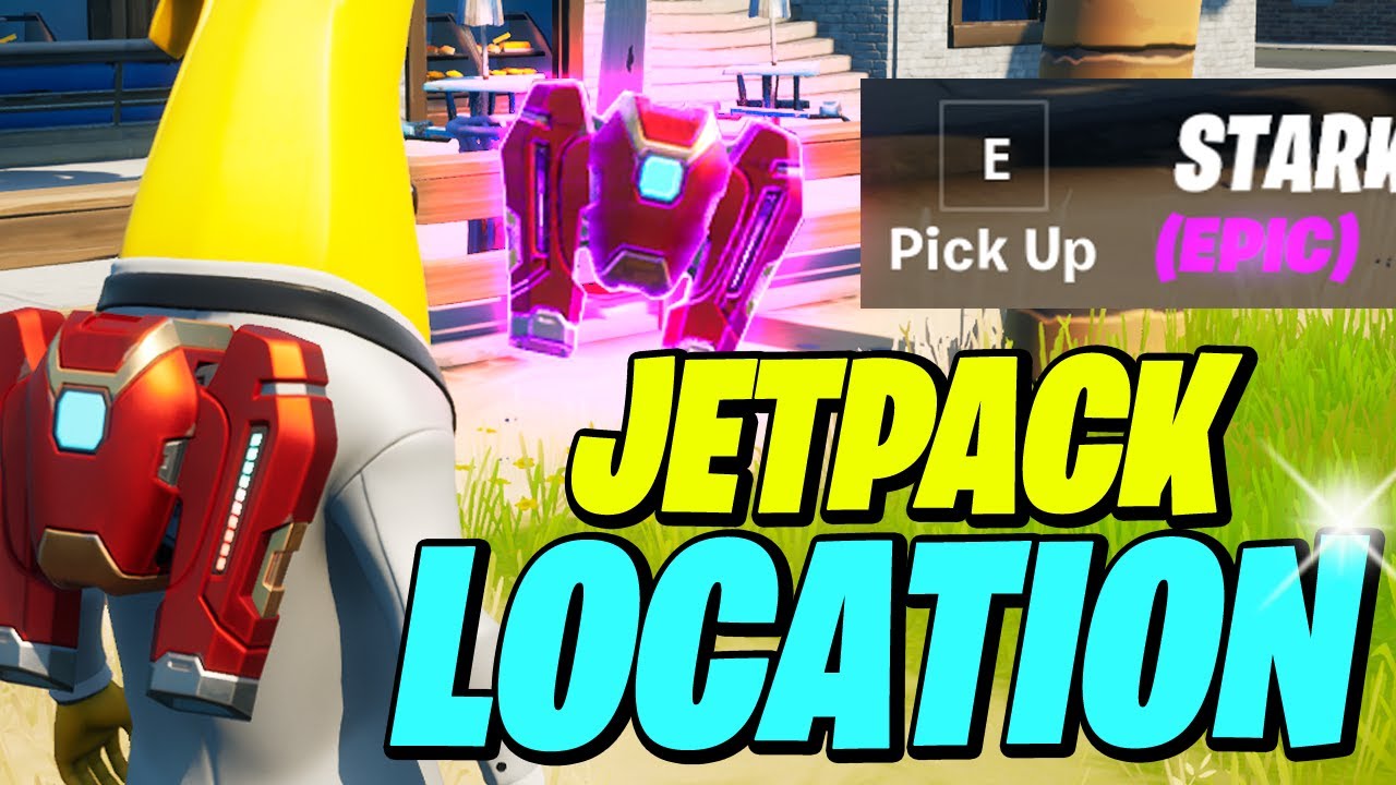 Jetpack Location & Gameplay (Fortnite Stark Industries Jetpack) - YouTube
