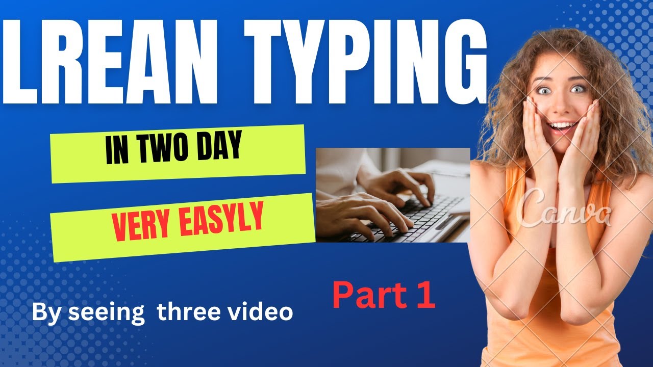 Typing tutorial part 1/ Learn typing in 2 day / টাইপিং পার্ট ১ - YouTube