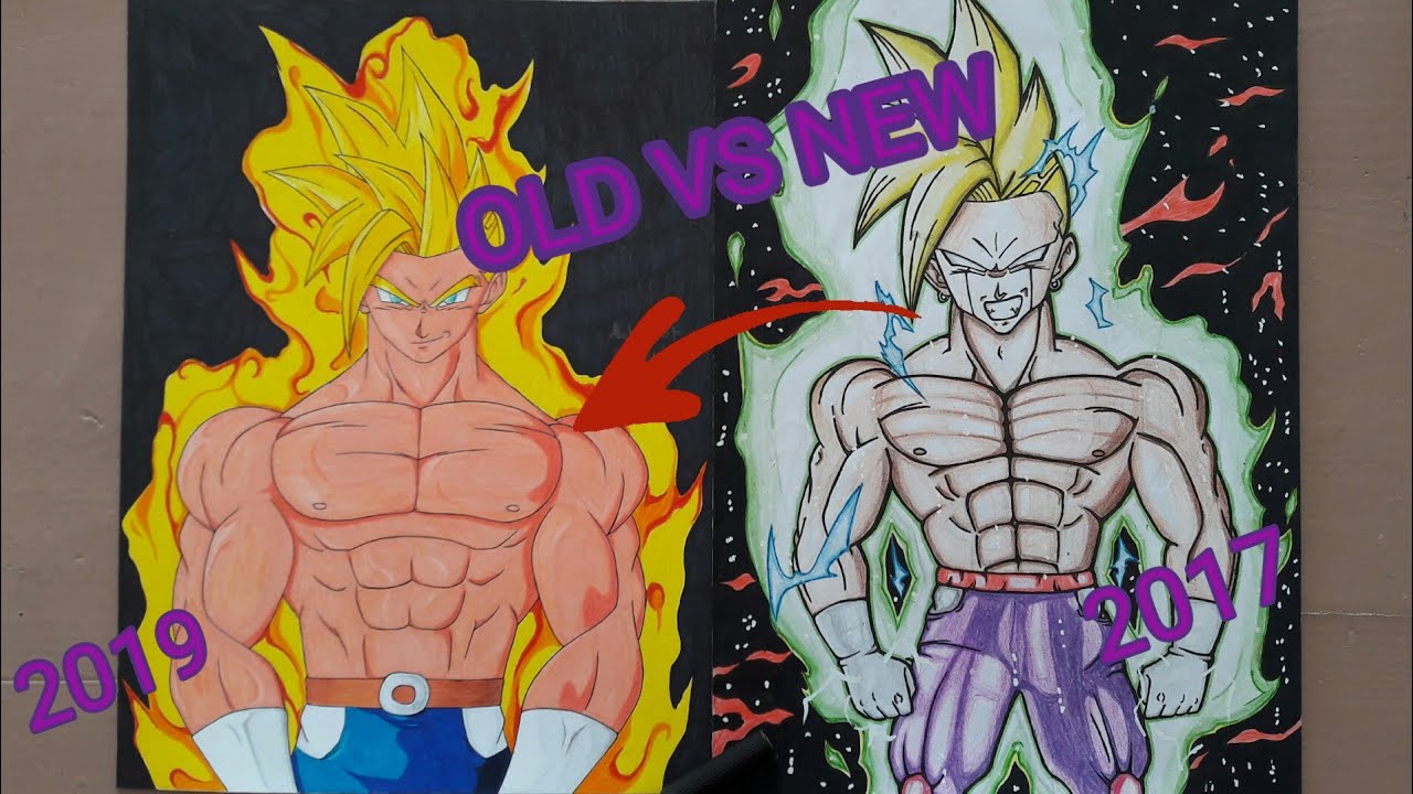 My Art Progress | 2017 - 2019 | My Own Created Saiyan Onio | Never Give ...