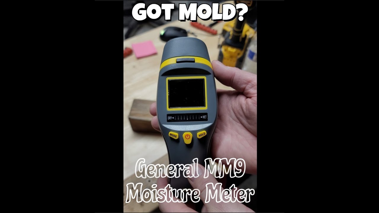 How To Use The General MM9 Moisture Meter - Find Moisture that Allows ...