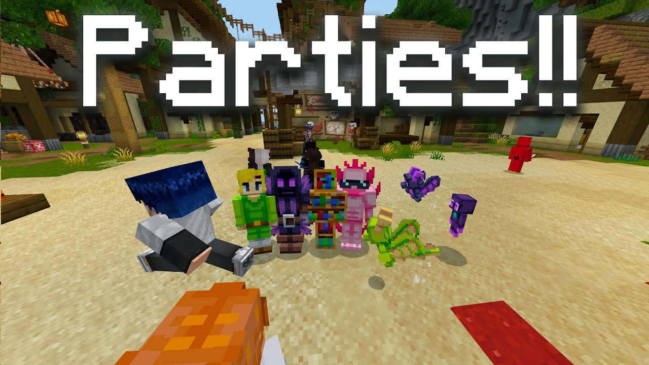bedwars parties and custom servers with viewers. - YouTube