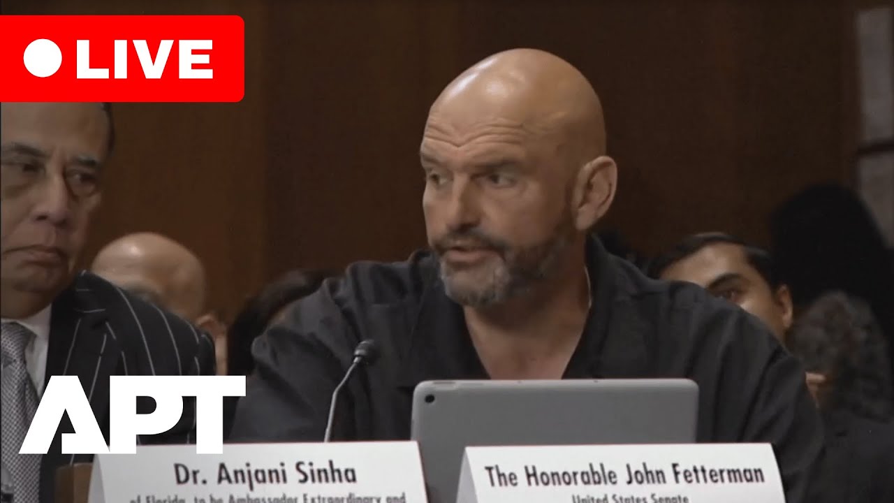 LIVE | Senate Committee's Hearing: Anji Sinha Trump’s Pick to Be ...