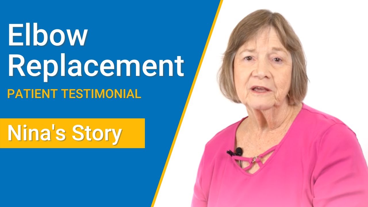 Elbow Replacement | Michael D. Riggenbach, M.D. | Patient Testimonial ...