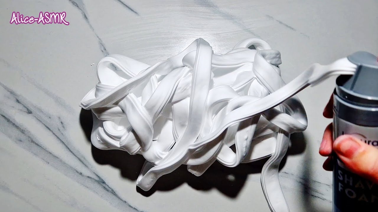 SHAVING FOAM & SPRINKLES | Gym Chalk Asmr | Messy Asmr | Oddly ...