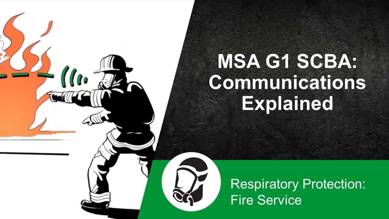 MSA G1 SCBA: Communications Explained - YouTube
