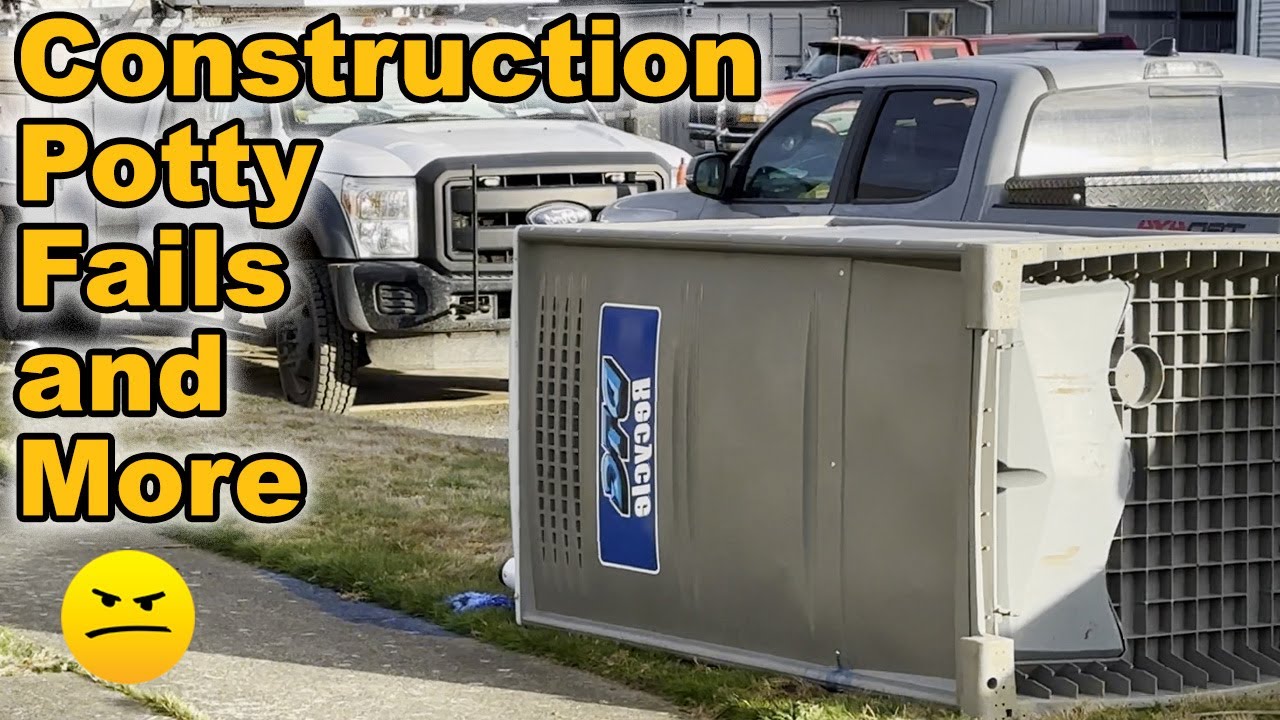 Construction Porta Potty Fails and More - YouTube
