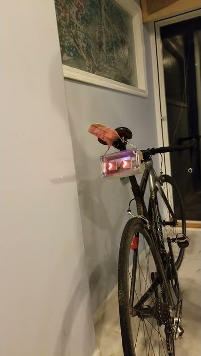Bluetooth-enabled bicycle turn signal demonstration - YouTube
