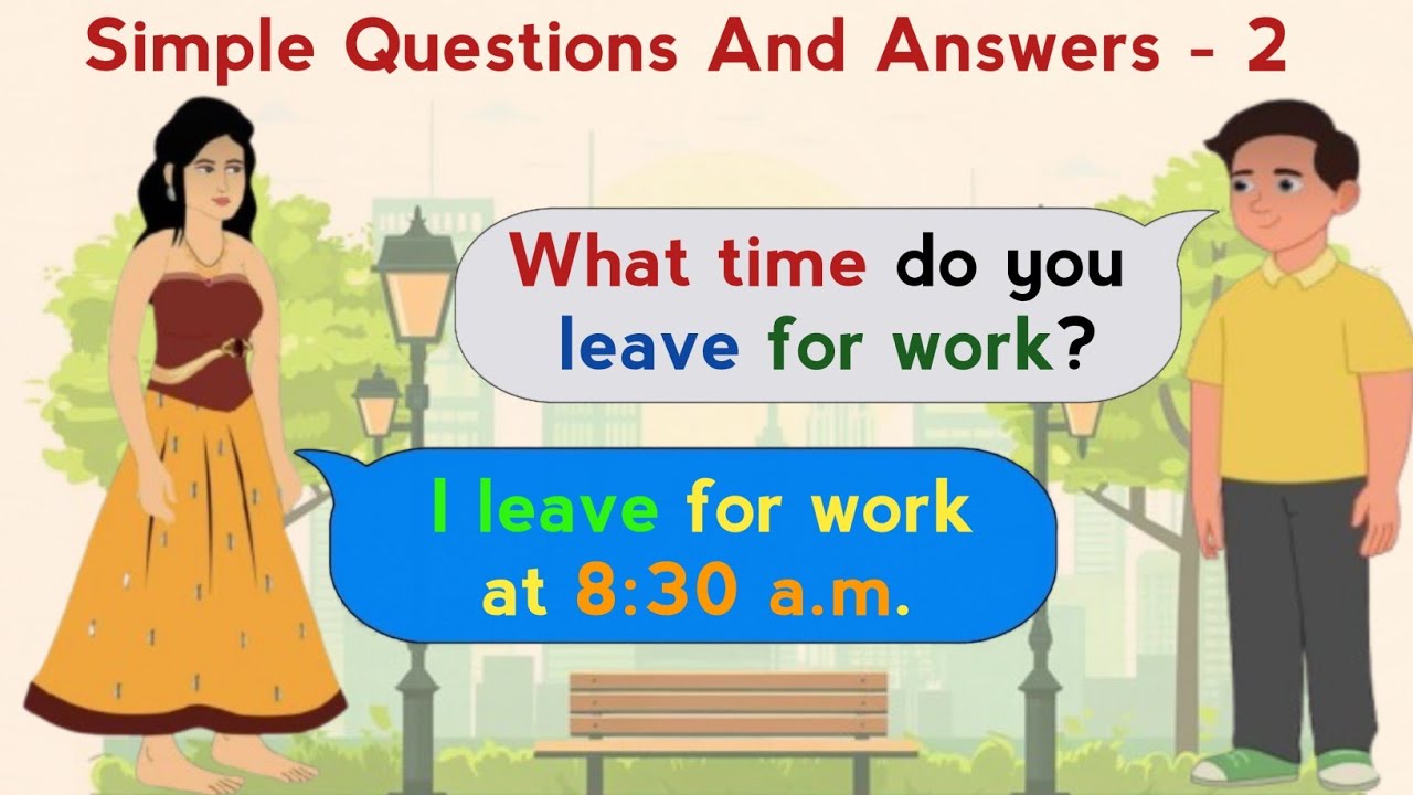 Simple English Questions And Answers | Learn English - YouTube